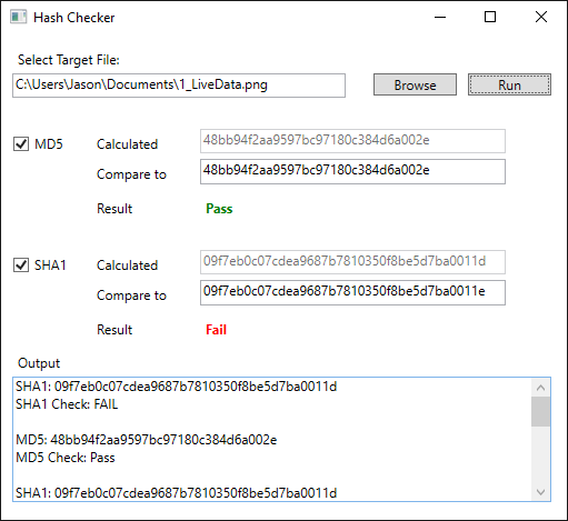 C# Example – Hash Checker – OSH Garage