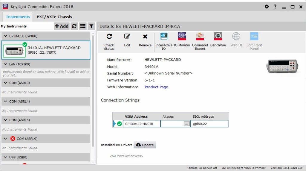 Automating the HP 34401A – OSH Garage